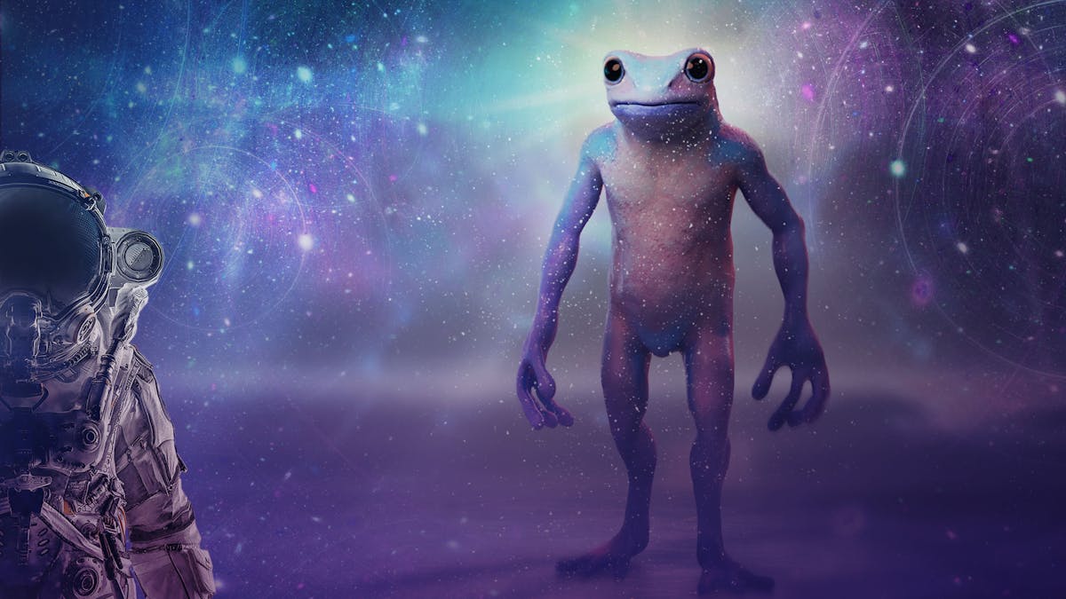 Watch Greys Introduce Frog Race to Humanity | Gaia