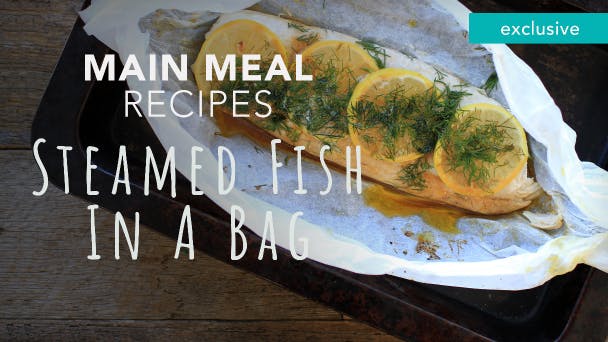 Steamed Fish In A Bag