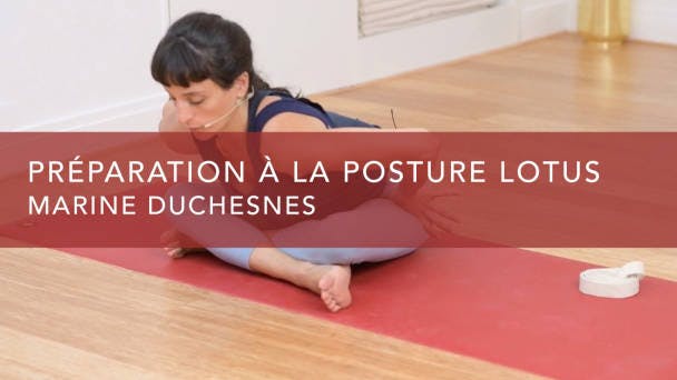 Préparation à la posture lotus